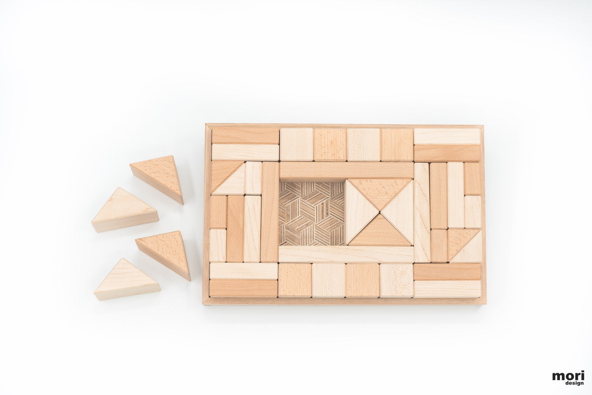 Mori "Tray Collection" (Large) - Frobel Block Set – Reverie Craft